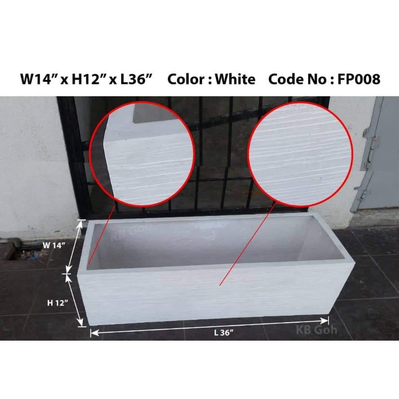 fiberglass planter box | Shopee Malaysia