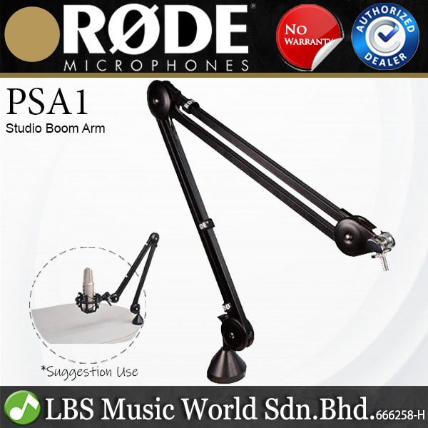 Rode PSA1 Professional Studio Boom Desk Mounted Broadcast Mic ...