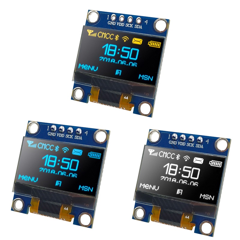 096 4pin I2c Iic 128x64 Oled Display Module Serial Lcd Led Display Module For Arduino