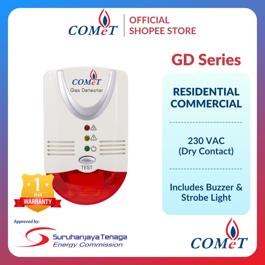 COMET Gas Detector (GD Series) | Shopee Malaysia