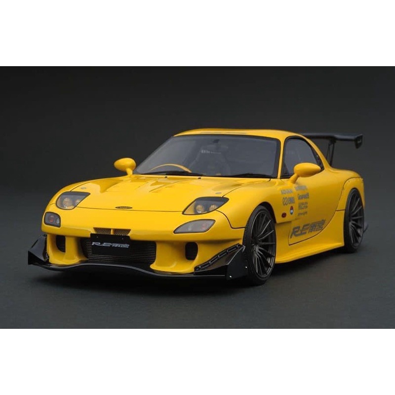 Ignition Model IG1042 1/18 Scale MAZDA RX-7 (FD3S) RE Yellow | Shopee Malaysia