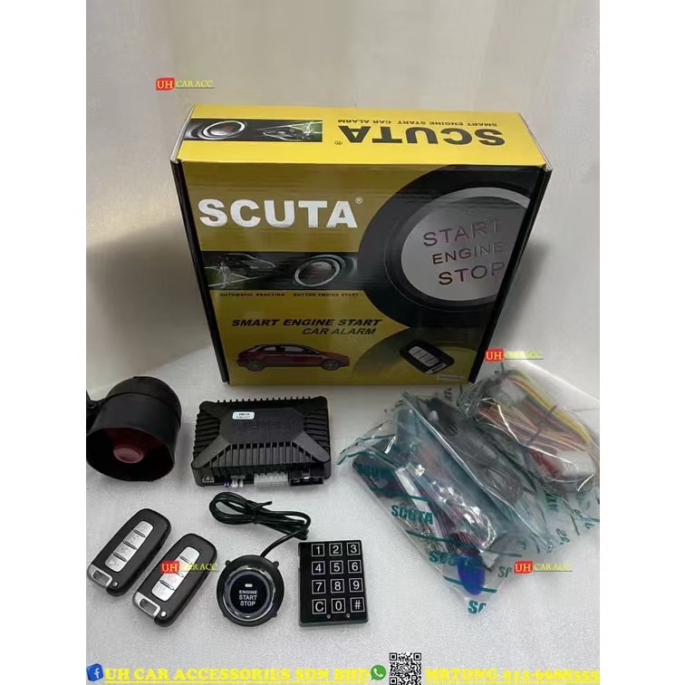 UNIVERSAL SCUTA KEYLESS PUSH START ALARM | Shopee Malaysia