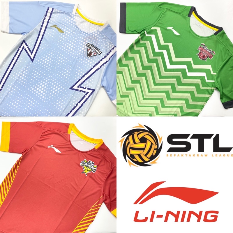 Liga Sepak Takraw 2022 STL Sepak Takraw League Li-Ning Team Jersey ATM ...