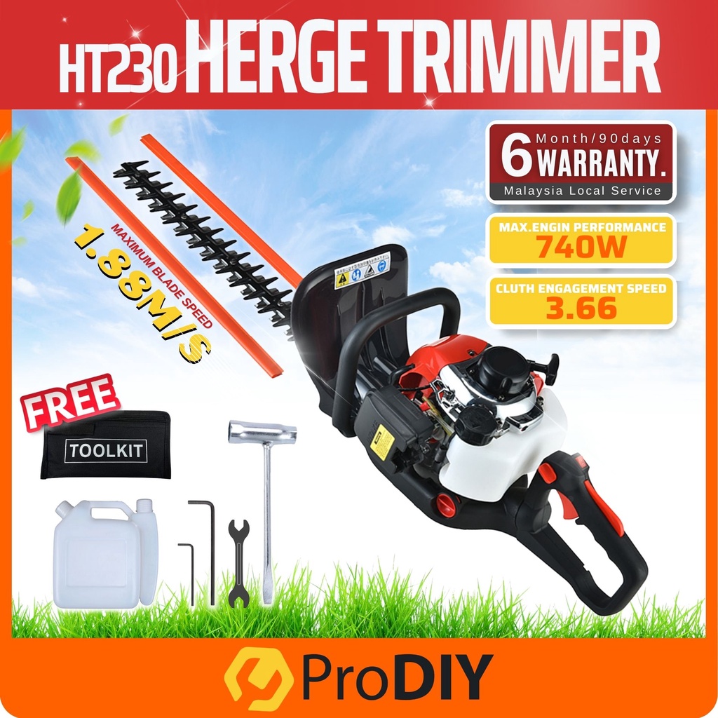 HT230 Hedge Trimmer Petrol Grass Trimmer Mesin Trimmer Mesin Trim Pokok ...