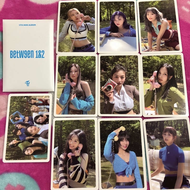 [LOOSE] TWICE Between 1&2 Talk That Talk Official Pre order Benefit PO Photocard Pathfinder Ver ...