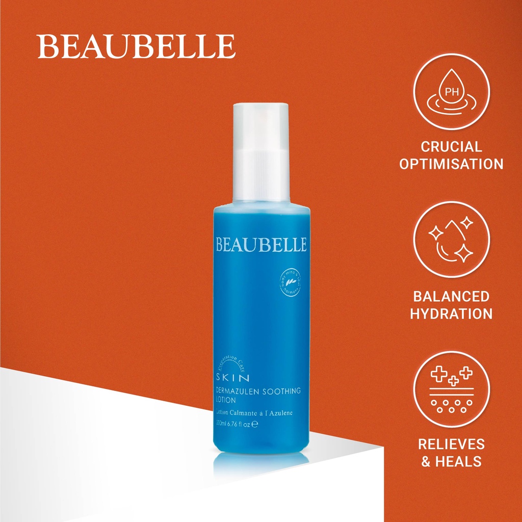 BEAUBELLE Dermazulen Soothing Lotion Great for Dehydrated & Sensitive ...