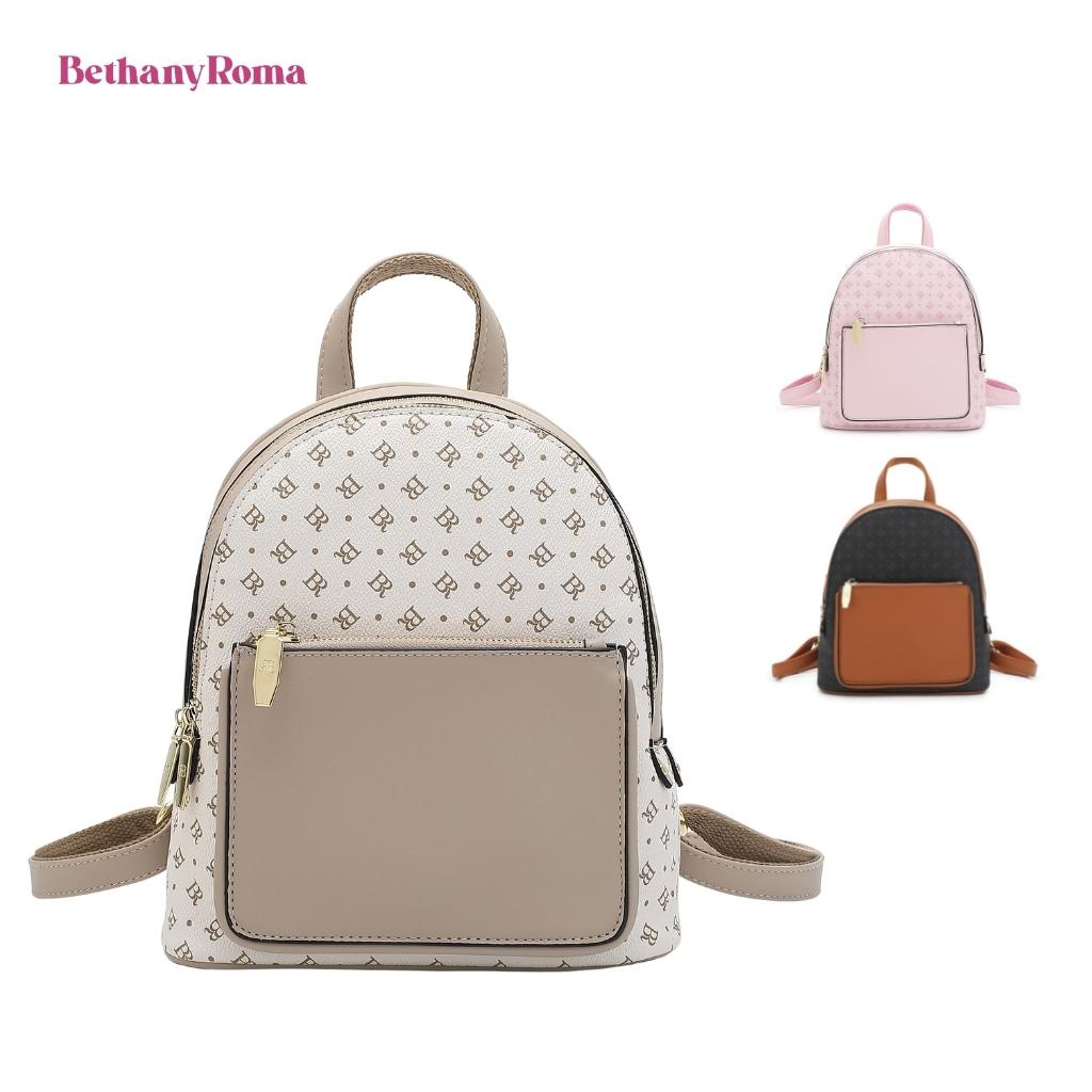 Bethany Roma Monogram Classy Classic Backpack - 20BR46 | Shopee Malaysia
