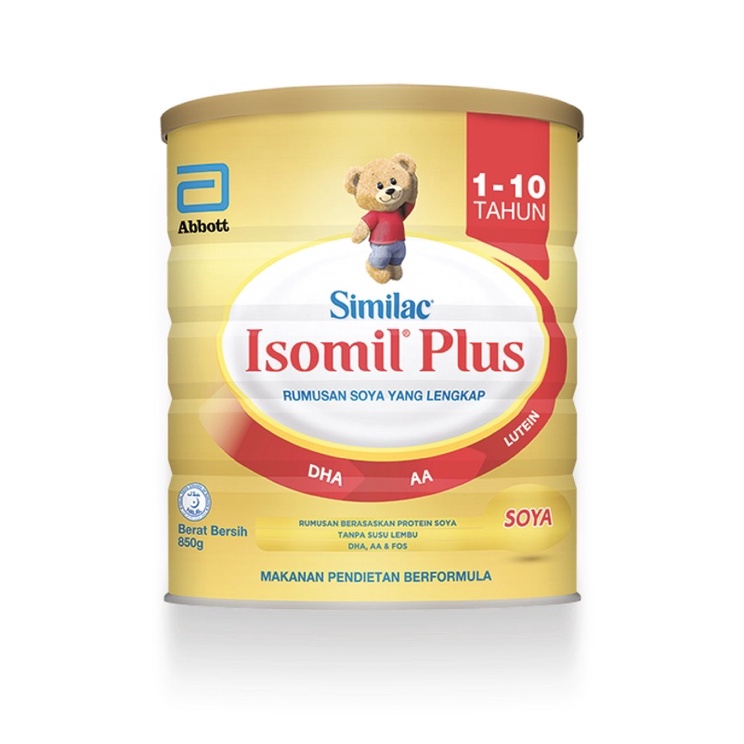 (REJECT TIN) ABBOTT ISOMIL PLUS 850g ( 1-10 years old) | Shopee Malaysia