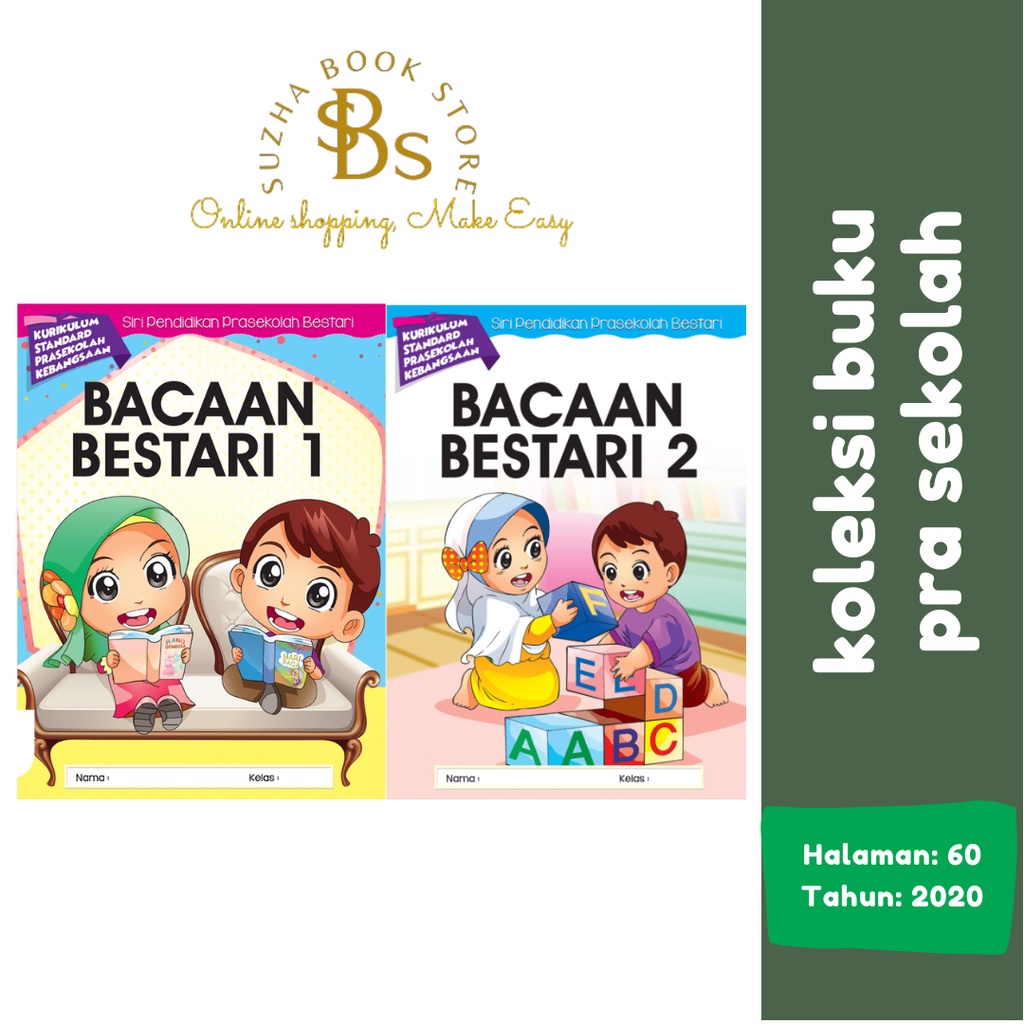 Buku Bacaan Bestari 1 dan 2 | Shopee Malaysia
