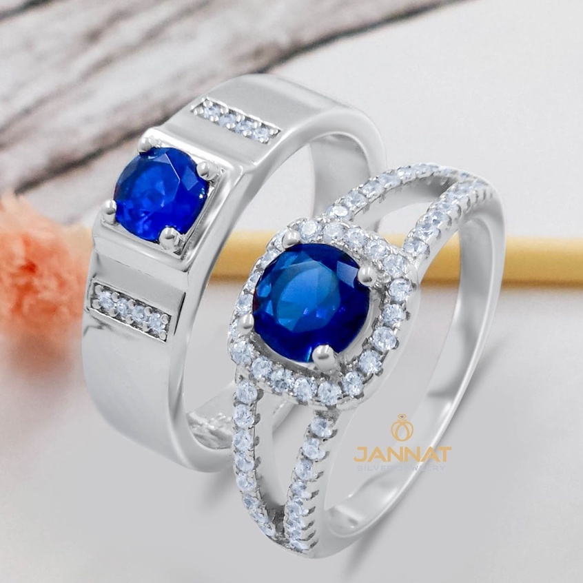 Roman & Ivory 925 Genuine Sterling Silver wedding Engagement Rings ...