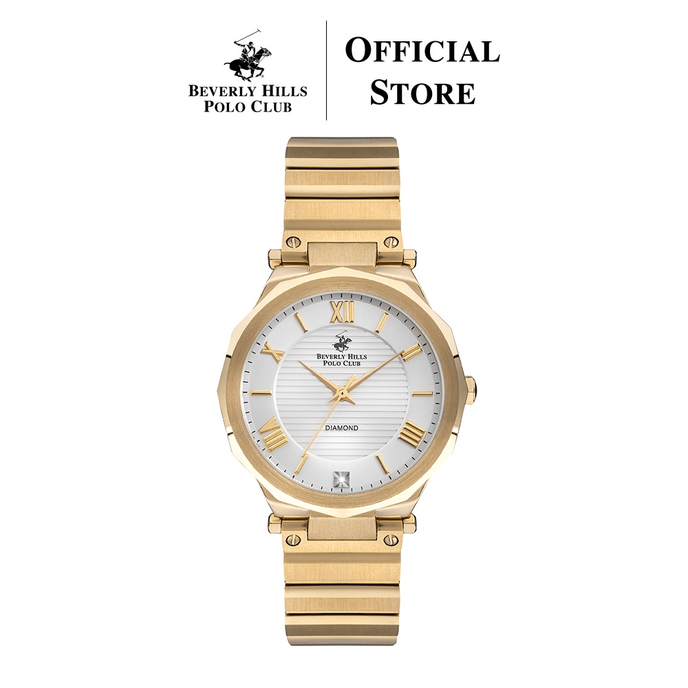Beverly Hills Polo Club BHPC Ladies' Stainless Steel Quartz Watch ...