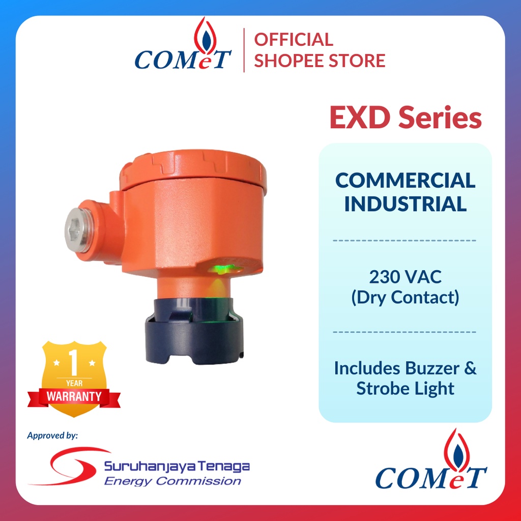 COMET Explosion-Proof Gas Detector (EXD Series) | Shopee Malaysia