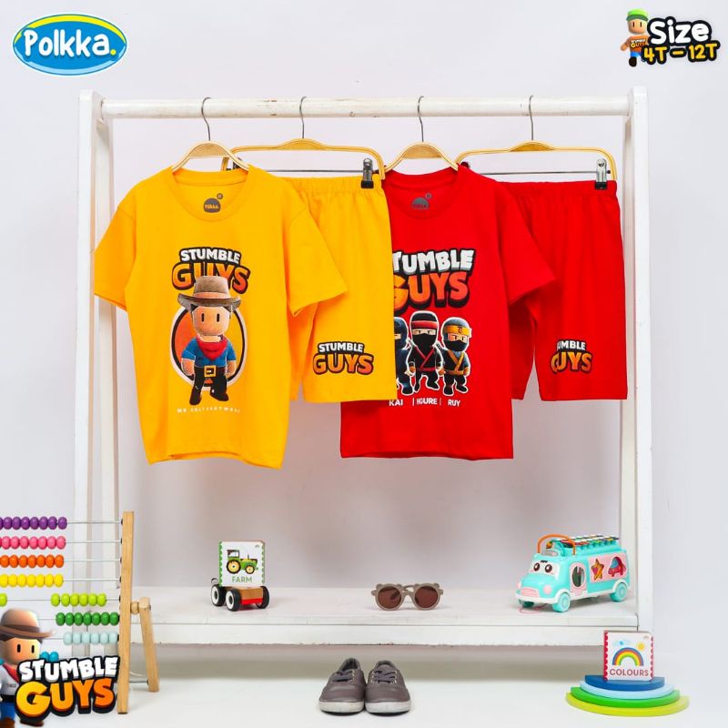 Stumble guys Kids Clothes Suit | Shopee Malaysia
