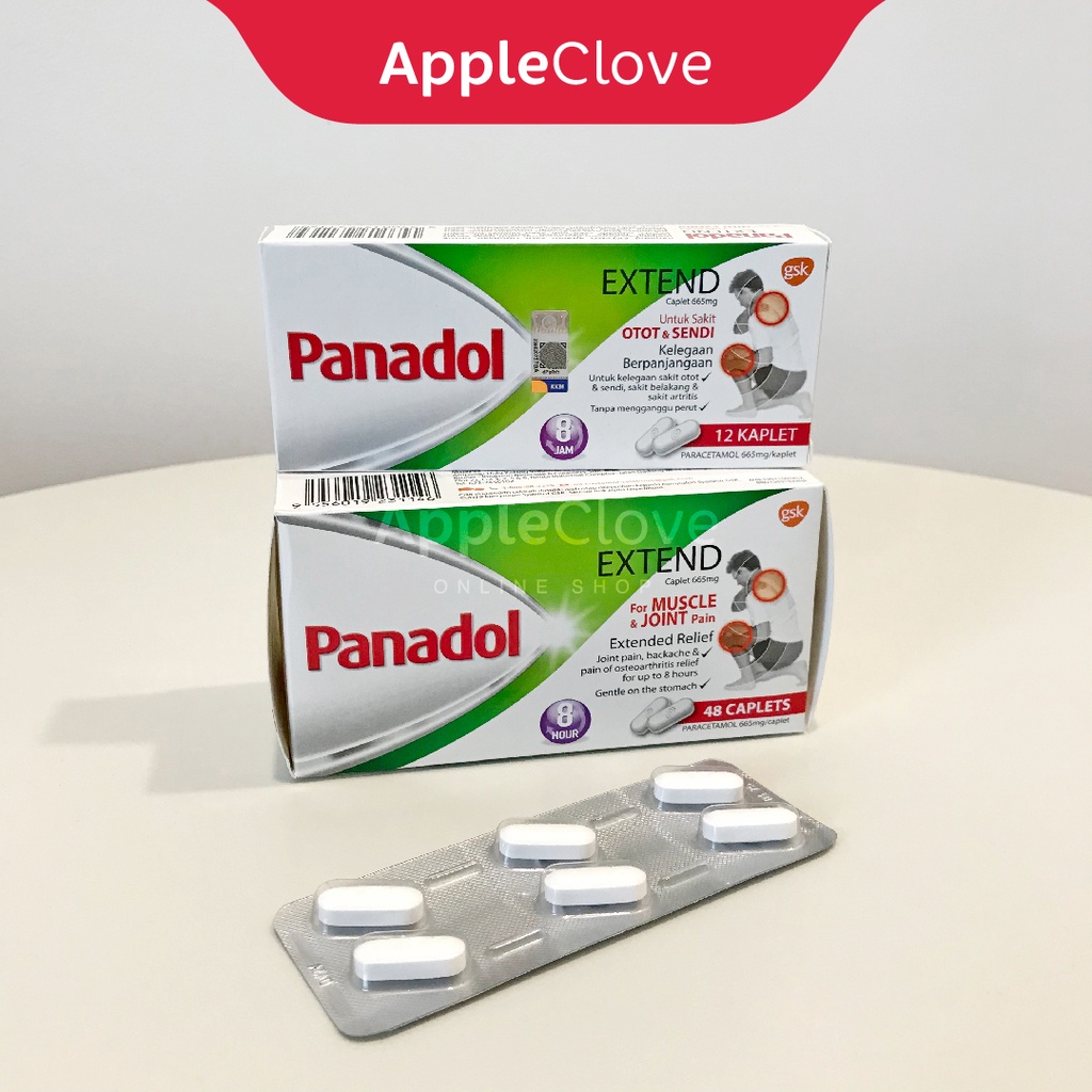 Panadol Extend Paracetamol 665mg/kaplet Kelegaan Sakit Otot & Sendi ...