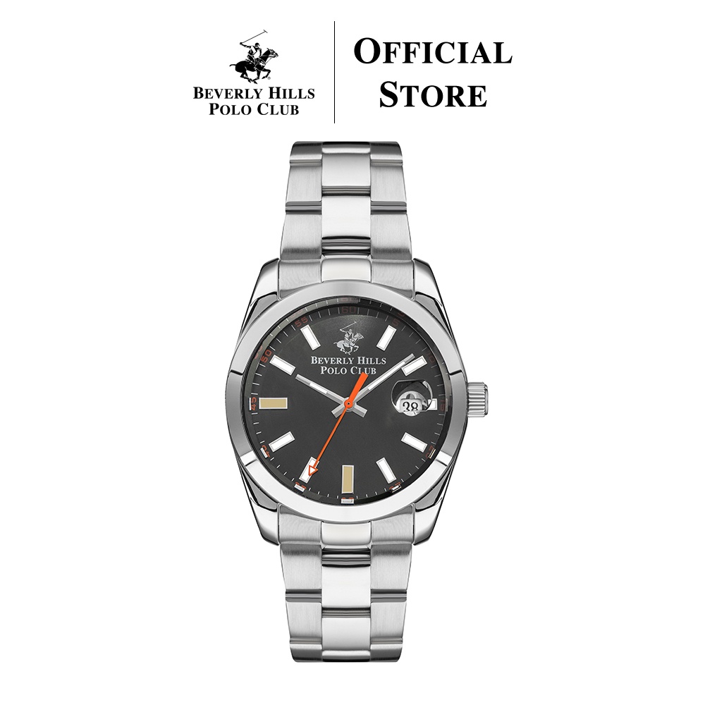 Beverly Hills Polo Club BHPC Men's Stainless Steel Quartz Watch BP3288X ...