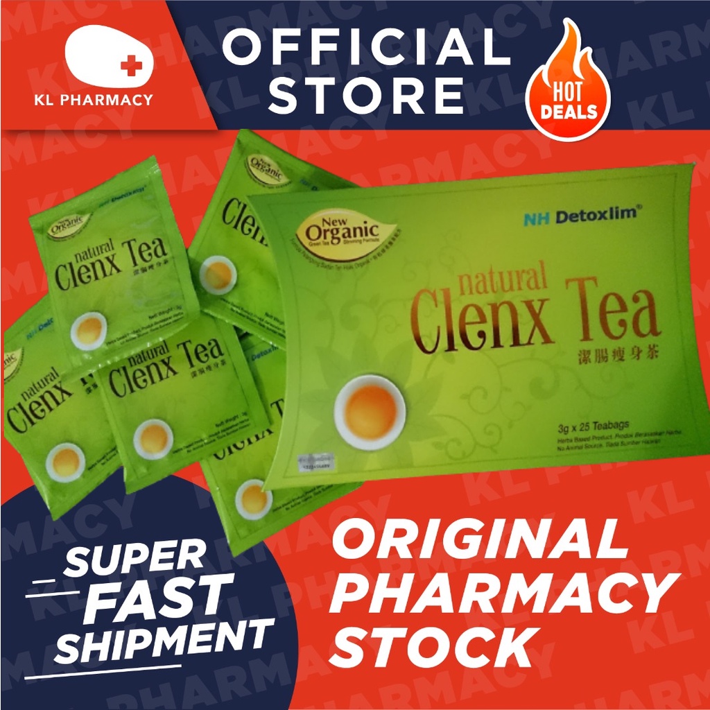 [KL PHARMACY] NH Detoxlim Natural Clenx Tea 3g (10s, 20s, 50s+5s ...
