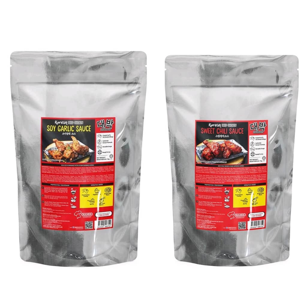 Mamee Daebak Korean Fried Chicken Soy Garlic -Sweet Chili Ayam Goreng ...