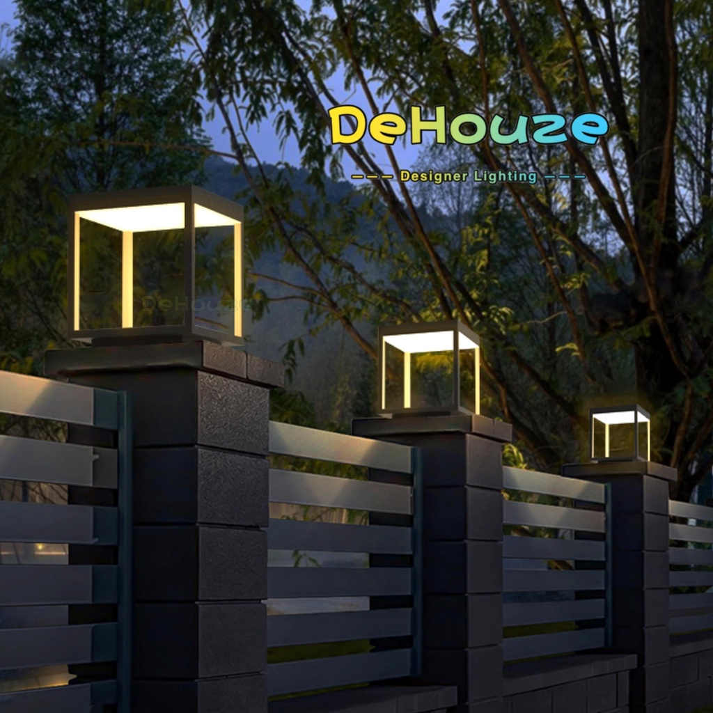 DeHouze 250MM/350MM Outdoor LED Pillar Light / Weatherproof / Modern ...