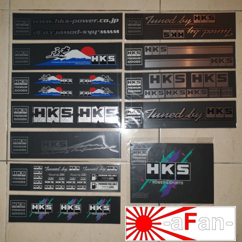 HKS PREMIUM STICKER - 100% GENUINE ORIGINAL JAPAN | Shopee Malaysia