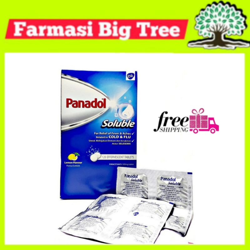 Panadol Soluble Pain Killer (1strip - 4's) | Shopee Malaysia