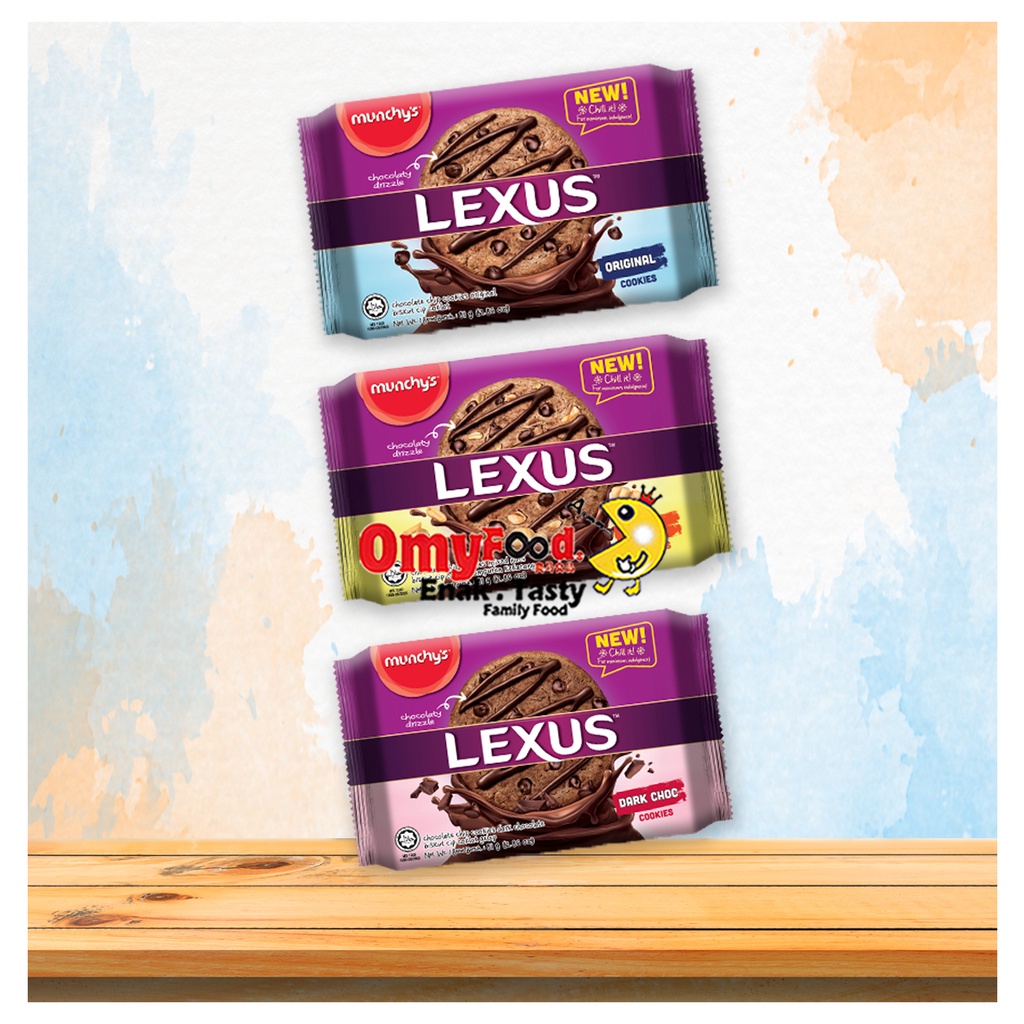 81g Munchy's Lexus Cookies [Original / Dark Choco / Mixed Nuts][OmyFood ...