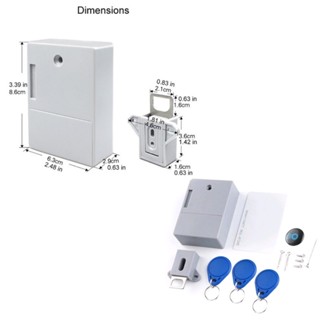 RFID Drawer Lock / Invisible Electronic Cabinet Lock / Smart Lock ...