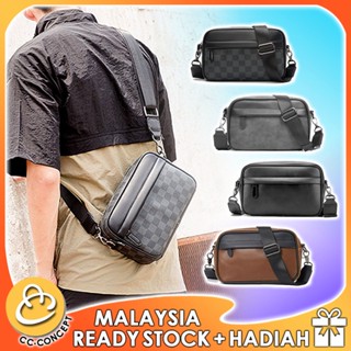 CC CONCEPT Waterproof Man Men Sling Bag PU Messenger Bag Crossbody Bag ...