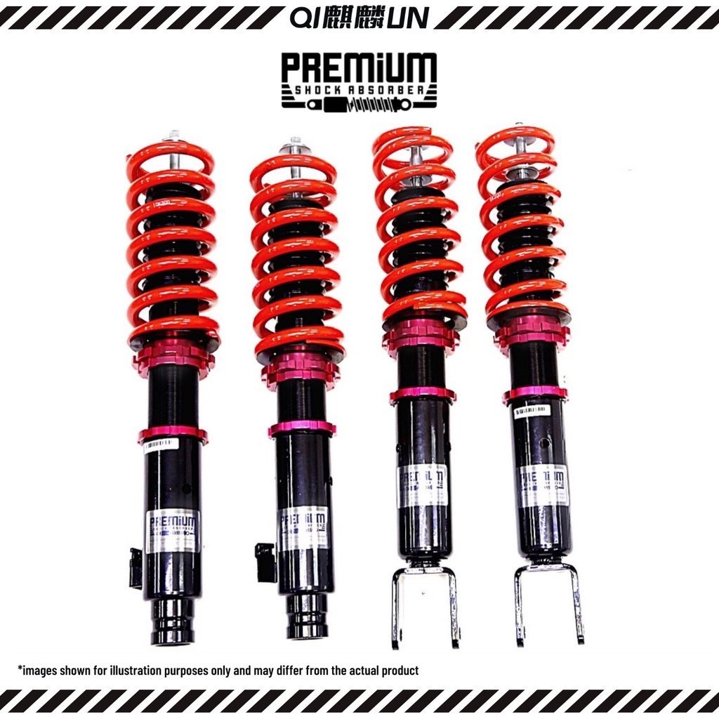 Perodua Axia / Bezza - PREMIUM P3 Hi-Lo Bodyshift Adjustable Suspension ...