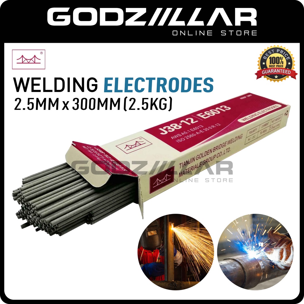 (2.5kg/box) 12# 2.5mm Golden Bridge Welding Rod Welding Electrodes ...