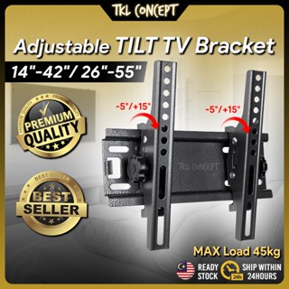 TKL TV Bracket Adjustable Tilt 14-42 / 26-55 Universal Tv Wall Mount ...