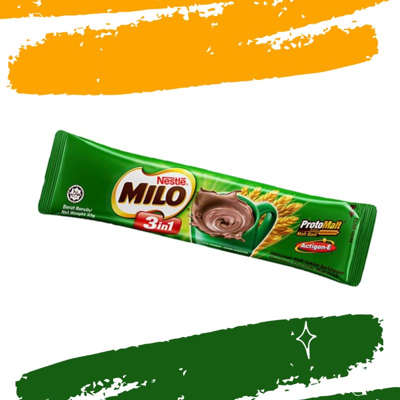 Nestle Milo 3 In 1 Sachet 33g | Shopee Malaysia