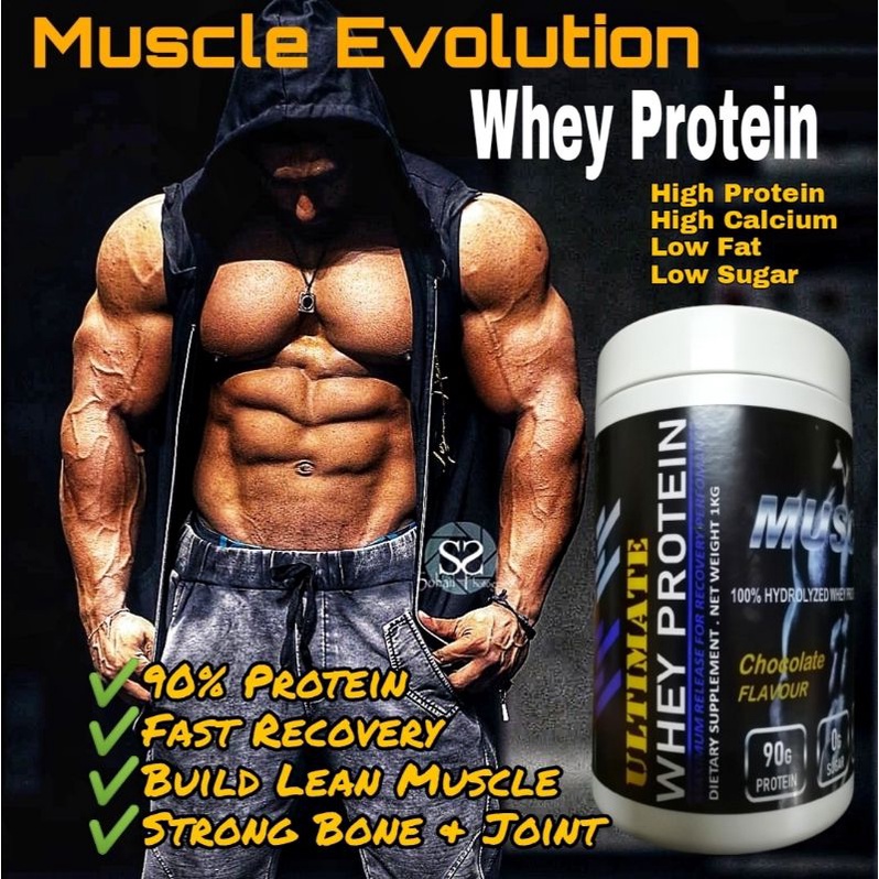 New WHEY PROTEIN 90% PROTEIN PERSERVING | Shopee Malaysia