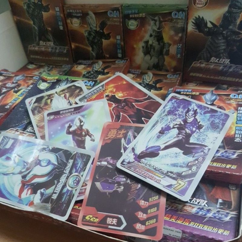 Ready Stock !! Ultraman Cards Collection/ Kad Mainan Ultraman (6 pcs ...