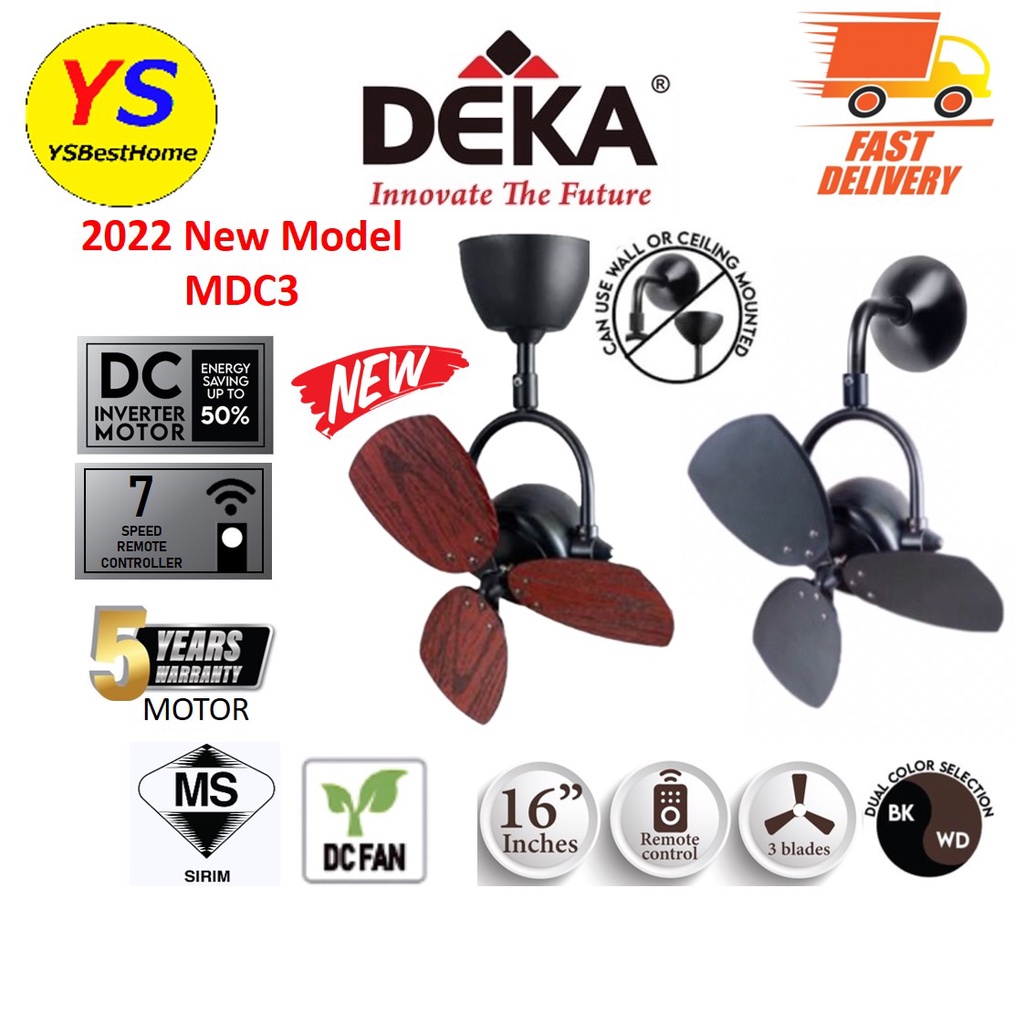 Deka DC Inverter Corner Fan With Remote Control MDC3 M3 | Shopee Malaysia