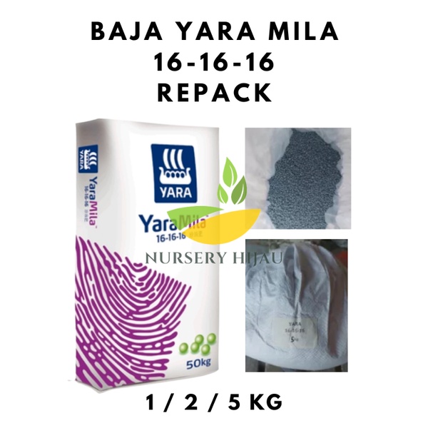 BAJA TABUR YARA 1KG/ BAJA YARA MILA REPACK/ BAJA TANAMAN YARA/ YARA ...