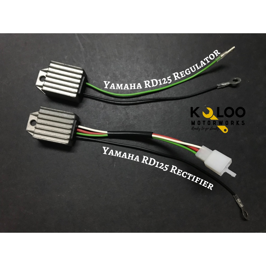 YAMAHA RD125 RD 125 RECTIFIER | REGULATOR | KOLOO MOTORWORKS | Shopee ...