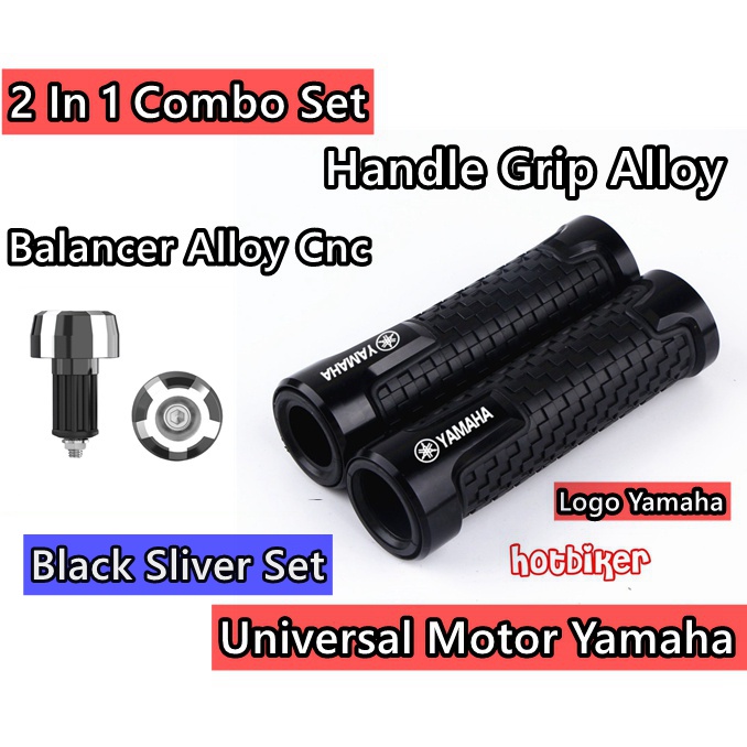 YAMAHA Handle Grip + Balancer Set Throttle Grip YAMAHA Y15ZR LC135 AVANTIZ R25 R15 NVX Y16ZR Y15 ...