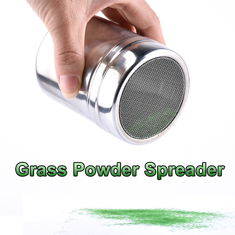 Grass Meal Spreader Miniature Scene Withered Green Turf Flock Lawn ...