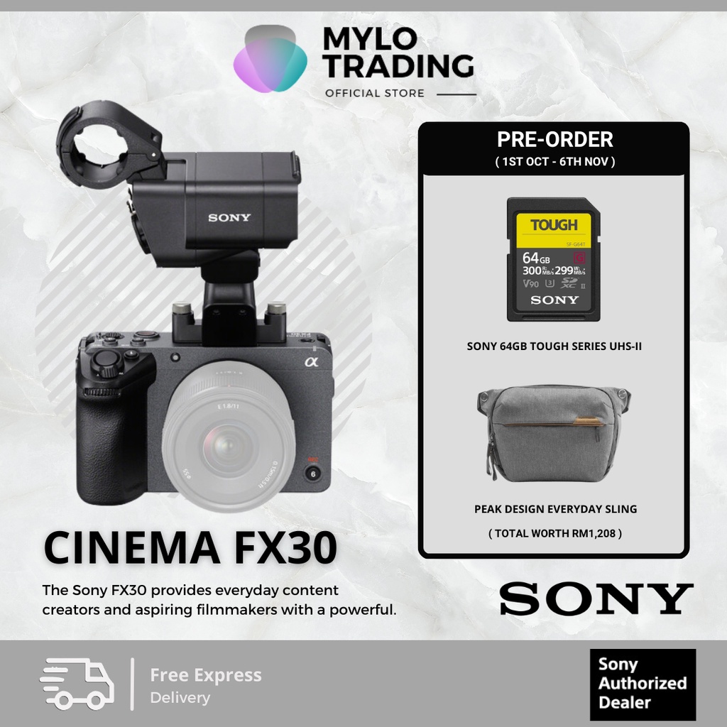 Sony FX30 Price in Malaysia & Specs - RM9799 | TechNave