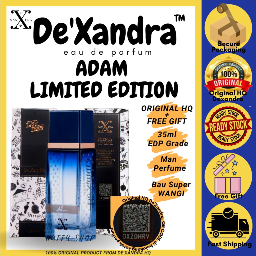 Adam Limited Edition Perfume Lelaki Dexandra 35ml EDP | Original HQ ...