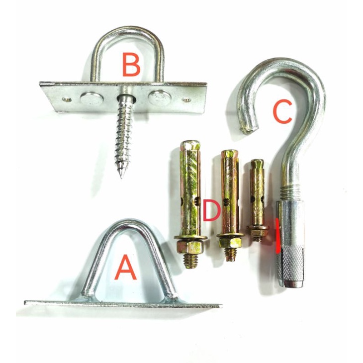 D HOOK UNTUK KIPAS SILING 122 123 FAN HOOK KIPAS CEILING ANCHOR WALL ...