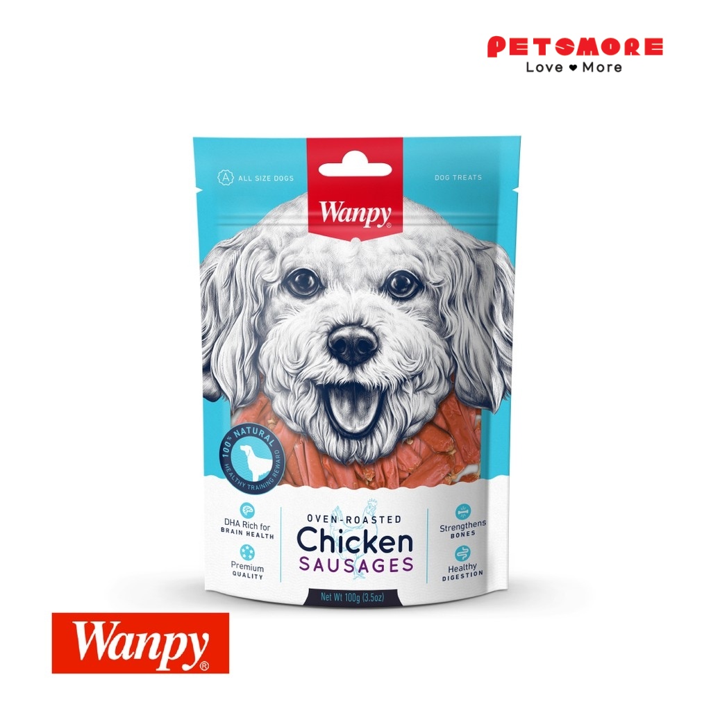 WANPY Chicken Sausage Dog Treats (100g) | Shopee Malaysia