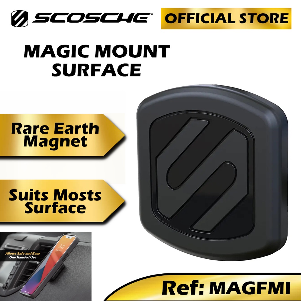 Scosche MagicMount™ Surface Magnet Phone Holder GPS Mount | Shopee Malaysia
