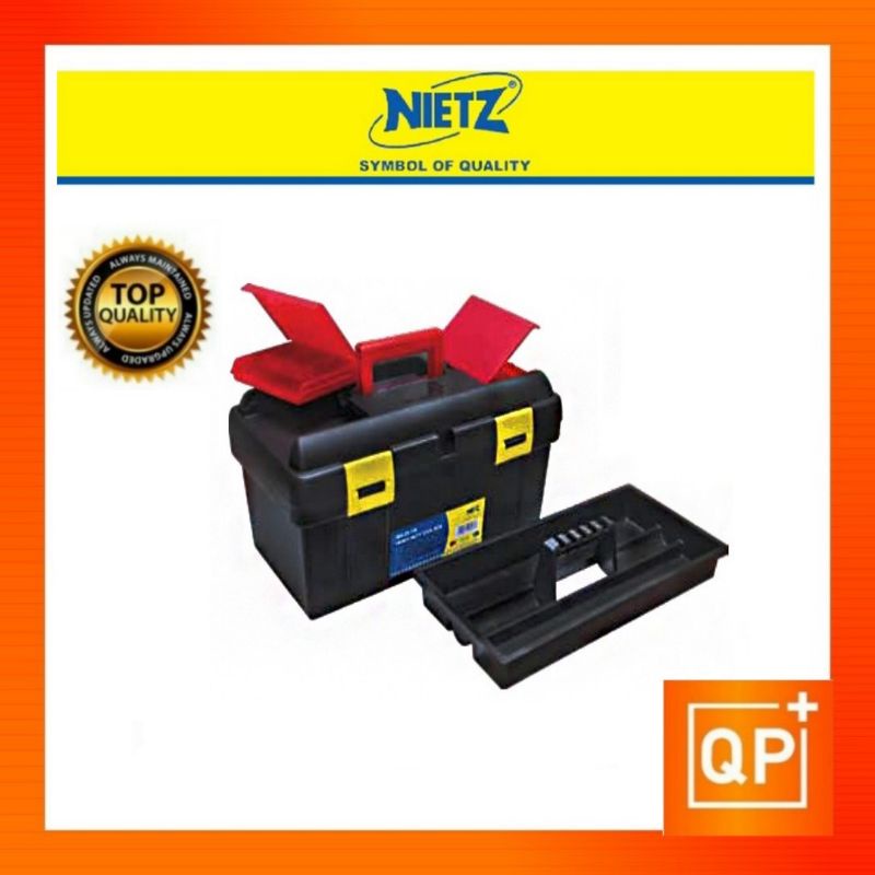 NIETZ HEAVY DUTY TOOL BOX WITH 2 ORGANIZER KOTAK SIMPANAN KOTA PANCING ...