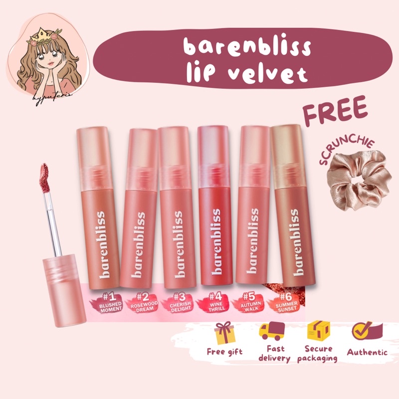 BARENBLISS LIP VELVET READYSTOCK MALAYSIA | Shopee Malaysia
