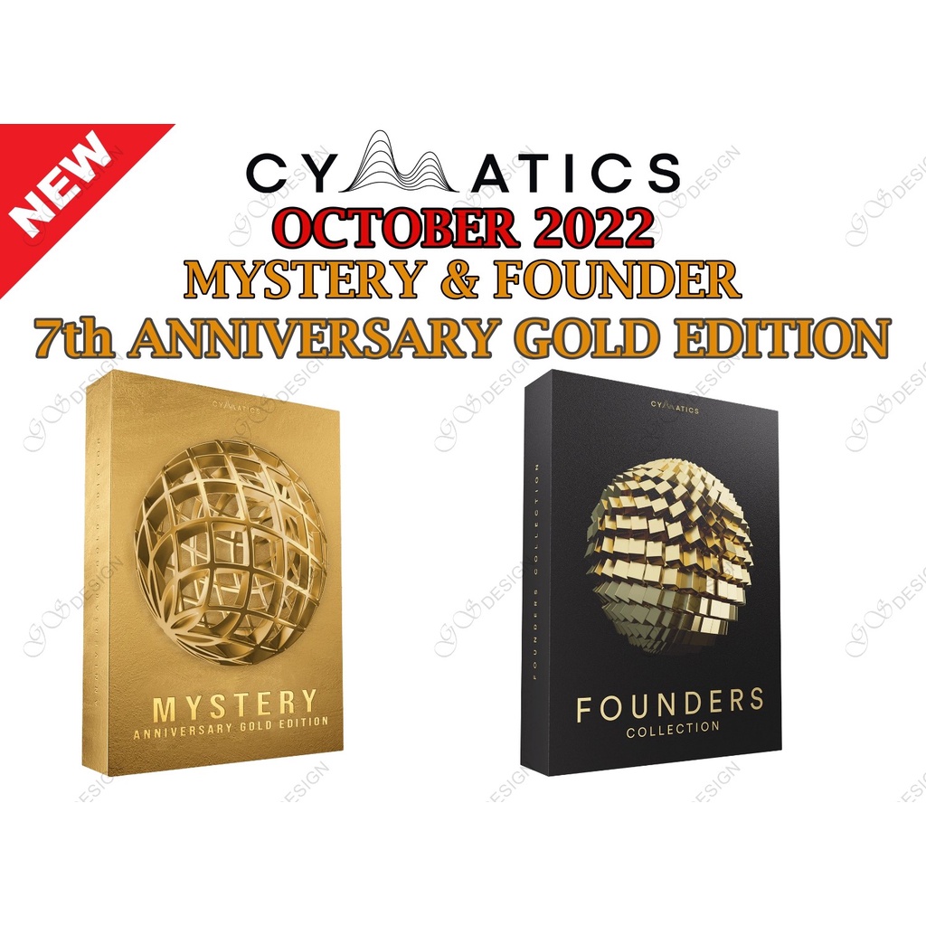 Cymatics 7th Anniversary Mystery Gold Edition & Founders Collection ...