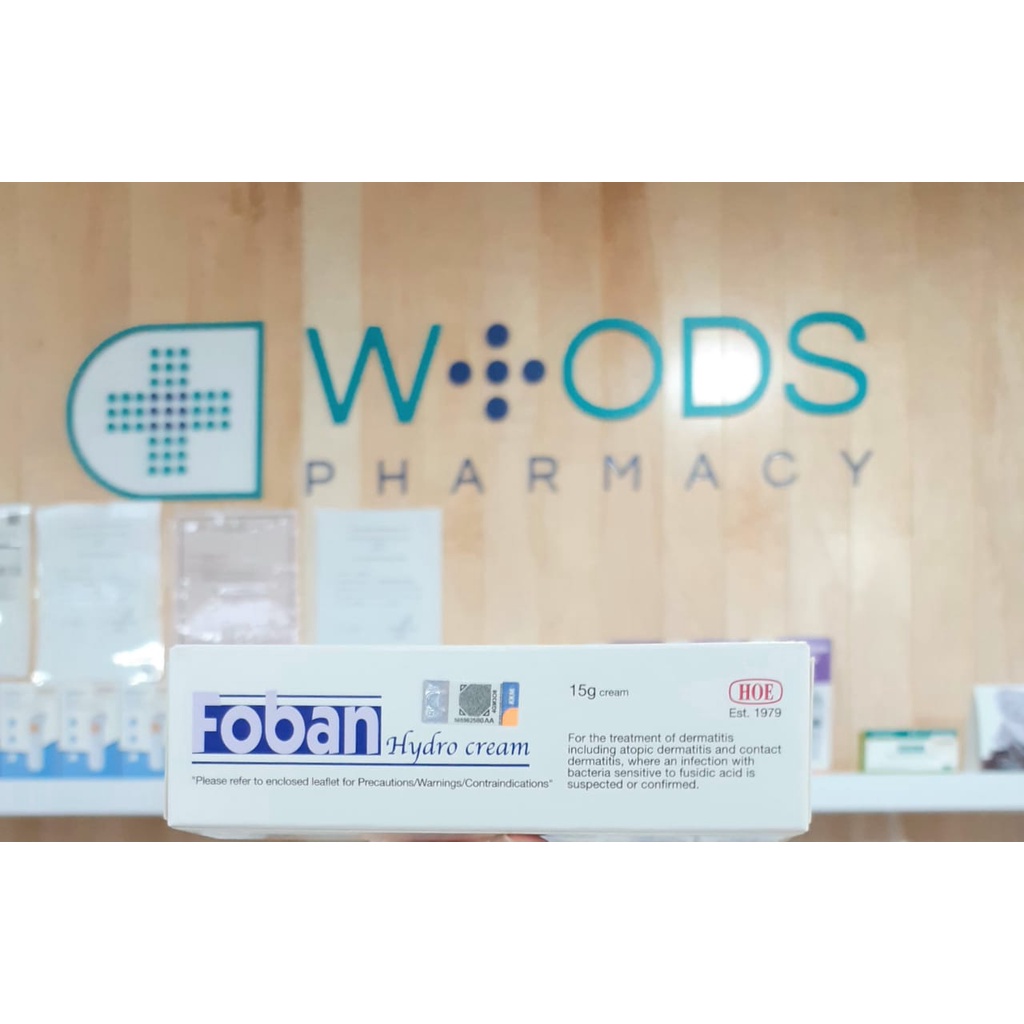 WOODS PHARMACY FOBAN + HYDRO CREAM 15G | Shopee Malaysia