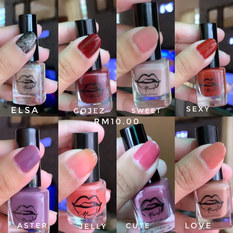MUNGIL PEEL OFF NAIL | Shopee Malaysia