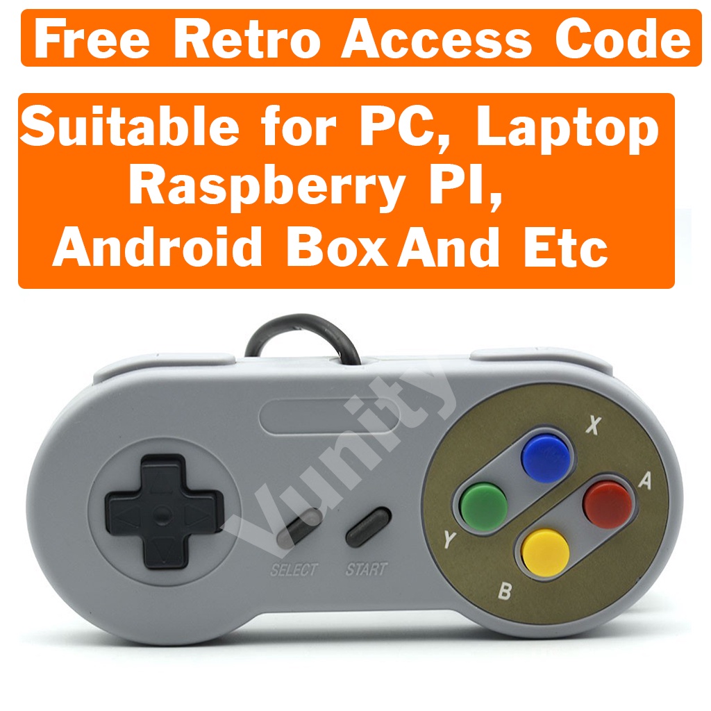 USB Controller Gaming Joystick Gamepad Controller for Nintendo SNES ...