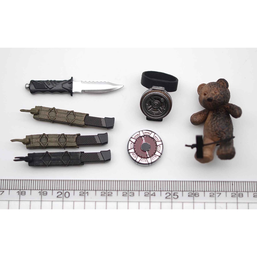 Hot Toys 1/6 Scale MMS583 Deadpool 2 Cable - Dagger + Bomb + Bear doll ...